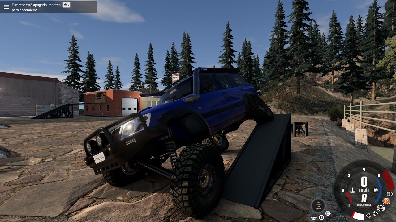 Ruta Nissan Patrol Gr Y61 Beamng Drive. - YouTube