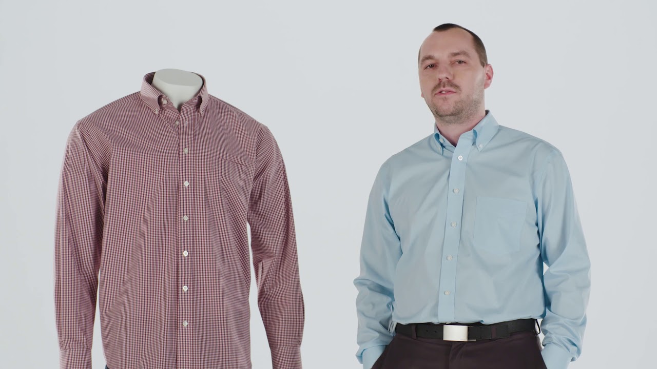 Devon & Jones D640 and D620 Mens Crown Collection Gingham Check Shirt ...