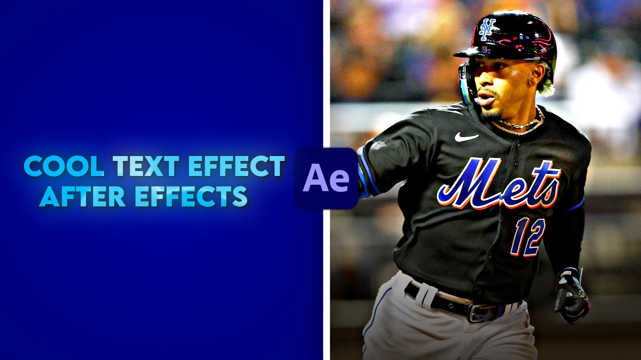 Cool Text Effect - After Effects - YouTube