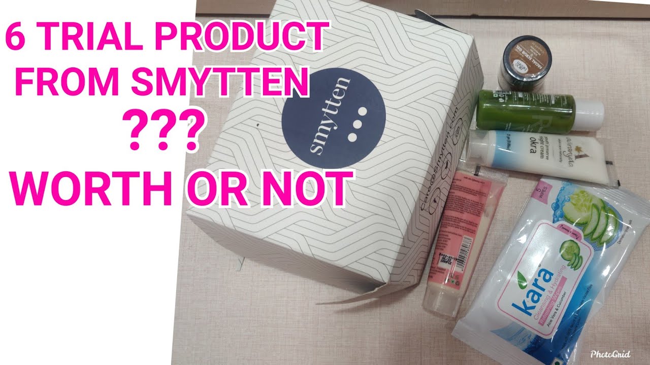 smytten box unboxing | 6 products for just 199 | honest Review - YouTube