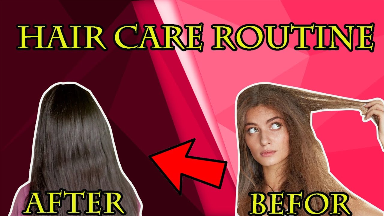 Summer hair care routine in lockdown/ get shiny and healthy hair - YouTube