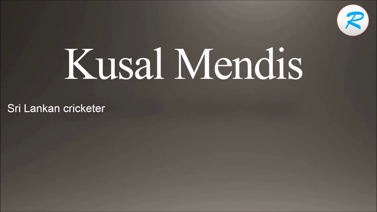 How to pronounce Kusal Mendis - YouTube
