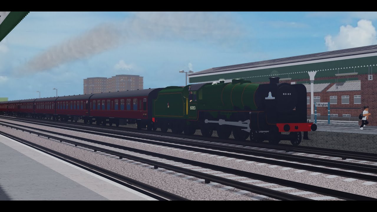 GCR Tornado Is BACK! Tornado (Repainted Black 5) 60163 running on a GCR ...