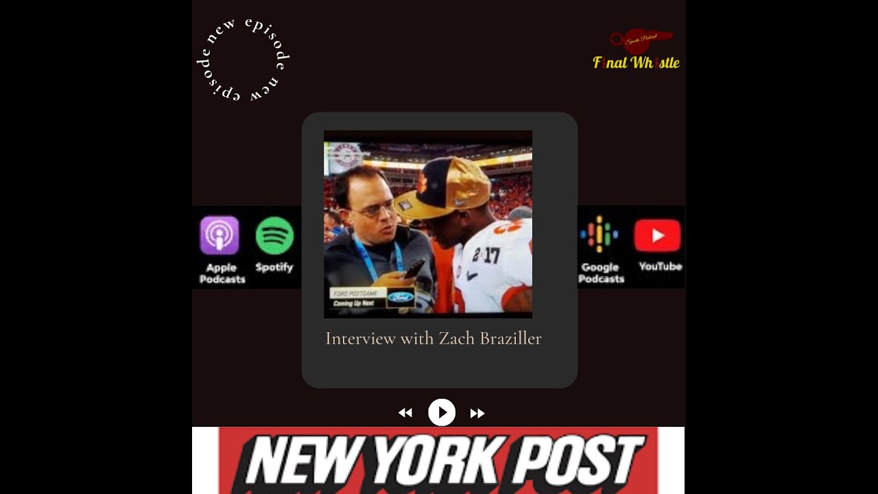 Interview with Zach Braziller from The New York Post - YouTube