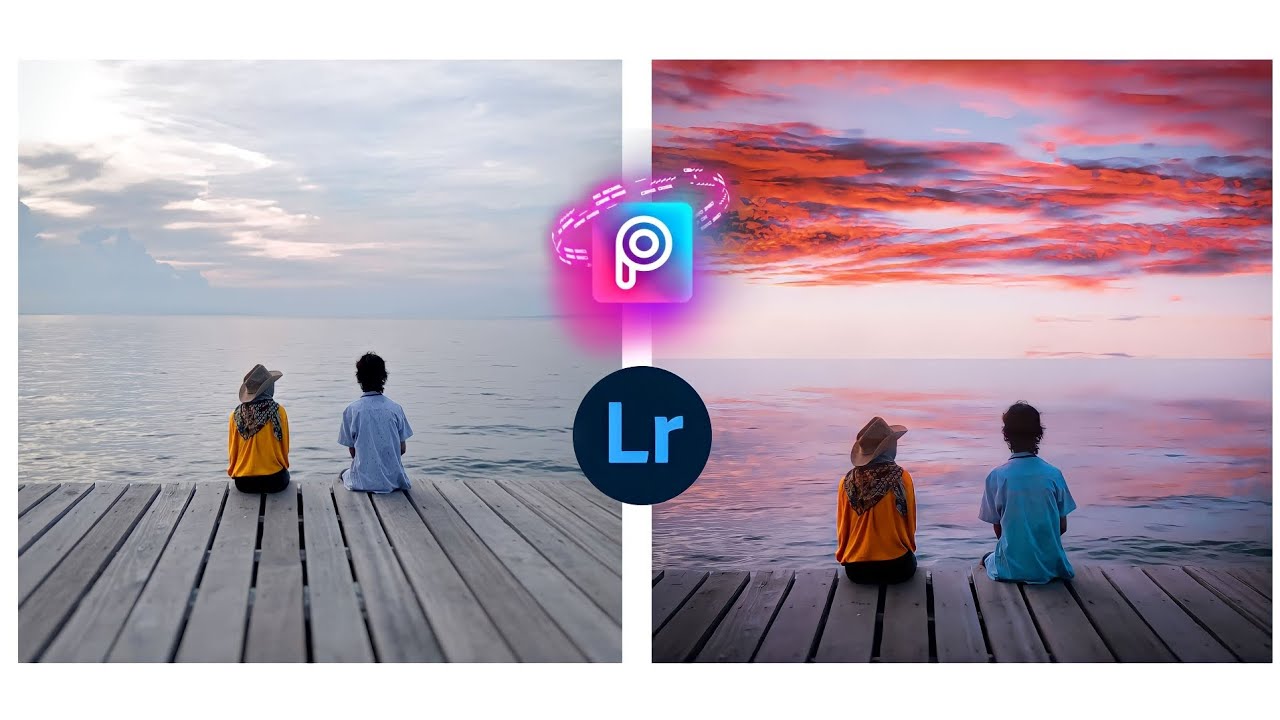 Picsart | Lightroom editing glowing back ground - YouTube