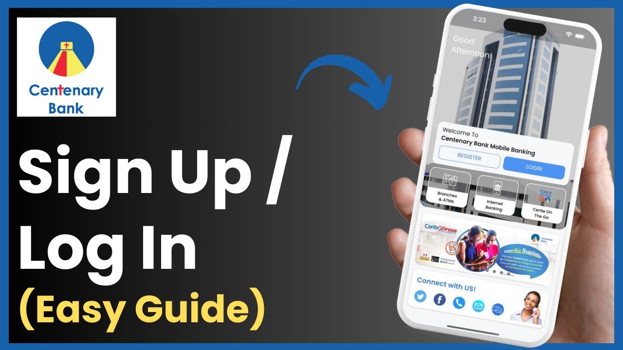 How To Log In Centenary Bank | Create Account - YouTube