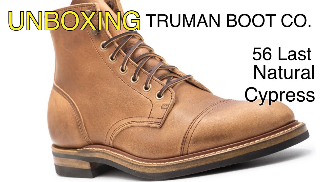 Unboxing Truman Boot Co.'s Stunning 56 Last in Natural Cypress Leather ...