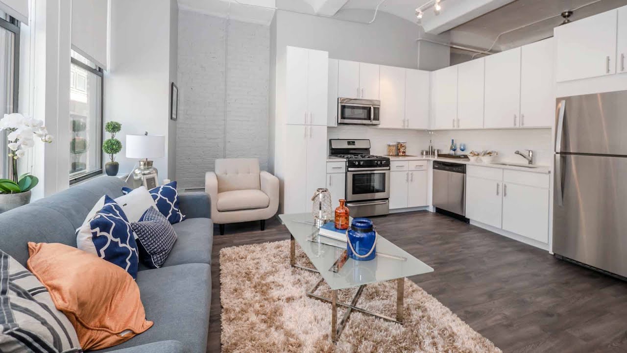 The South Loop's new Library Lofts, a 14-tier one-bedroom tour - YouTube