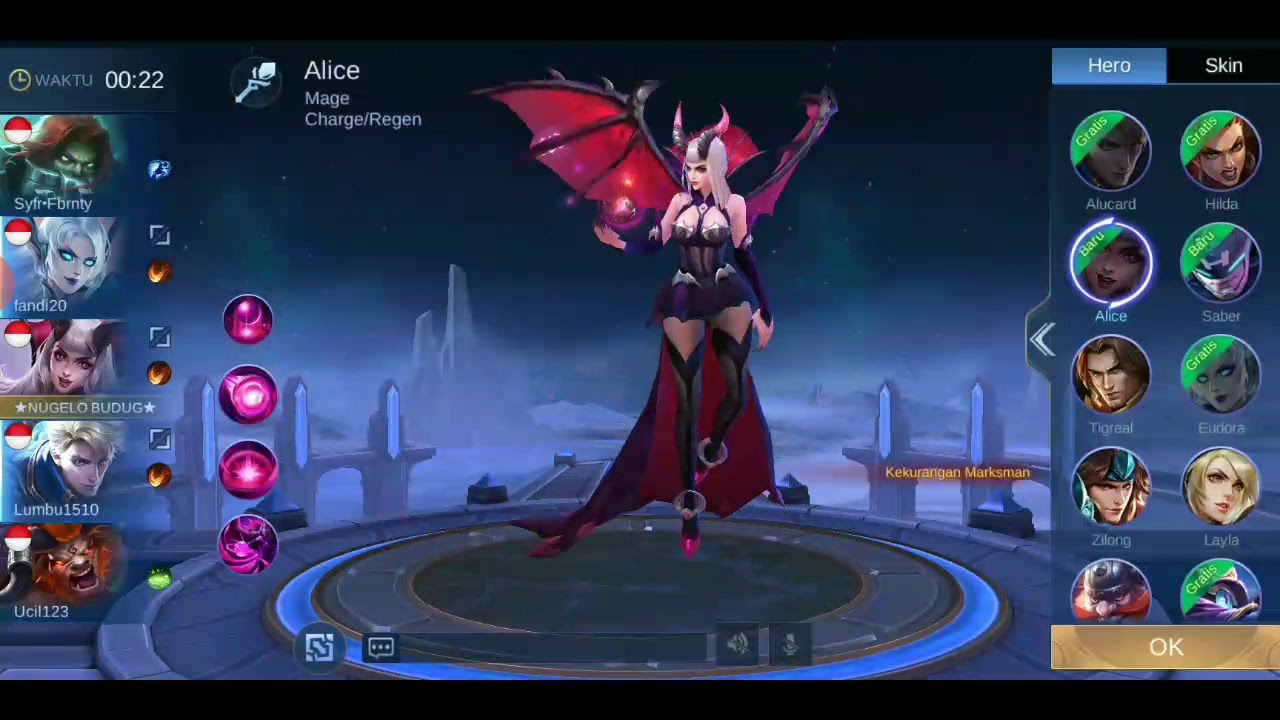Mobile Legends Bang Bang (MLBB) Alice Gameplay - YouTube