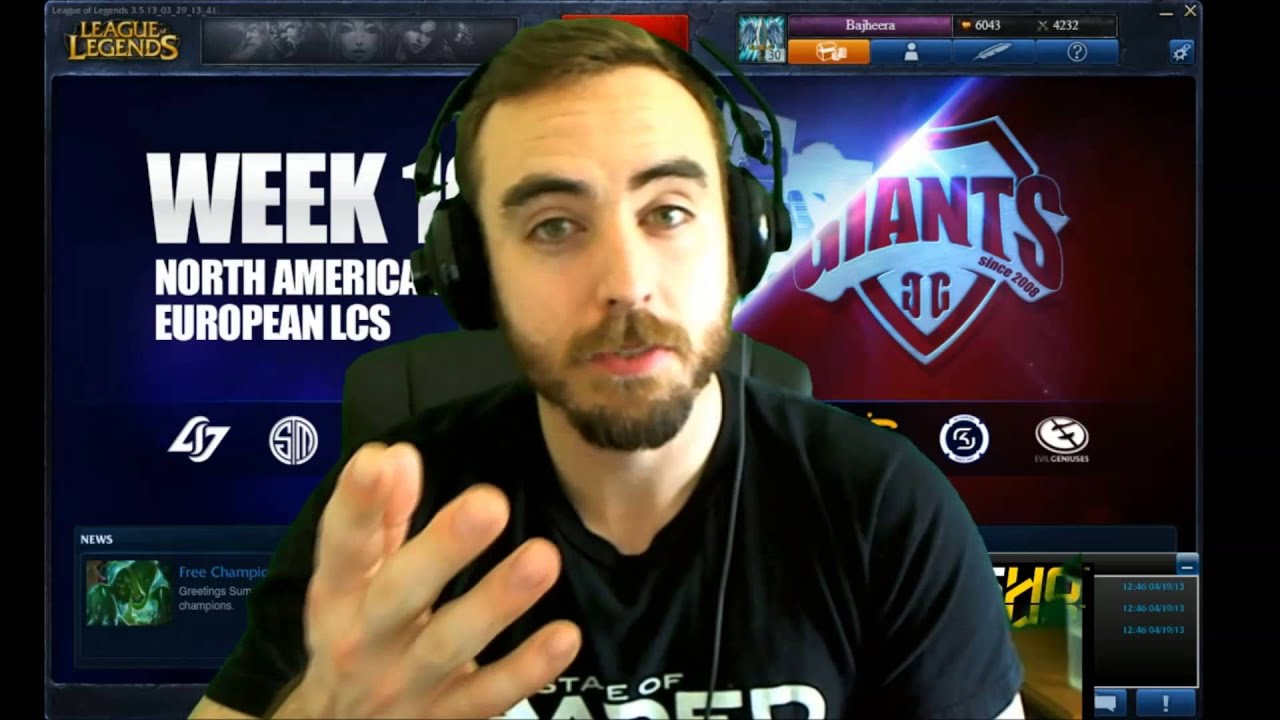 Bajheera - Streaming some LoL with Maplestreet! :D - Gym, Editing ...