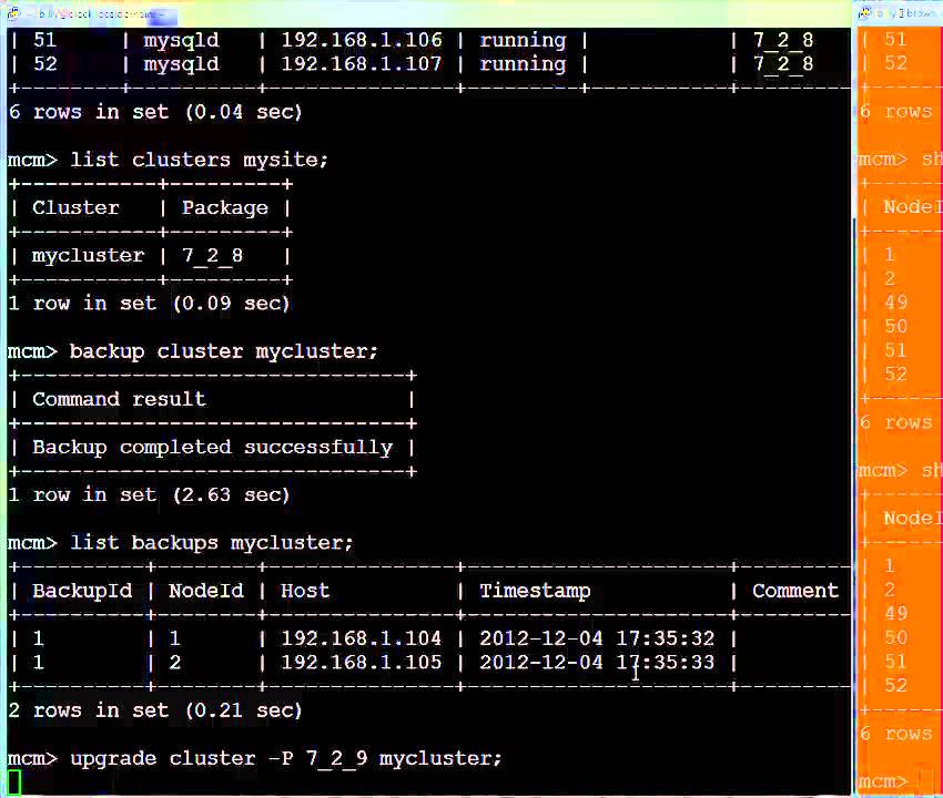 MySQL Cluster Manager 1.2 - Tutorial - YouTube