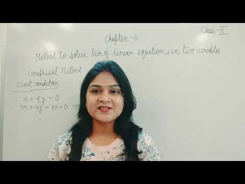 Class 10 |Chapter 3 | Graphical Method | Pair of linear equations in ...