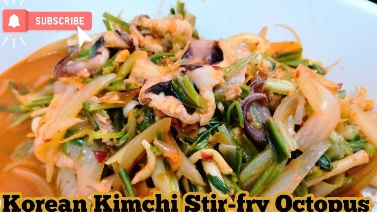 泡菜章鱼 / Kimchi Octopus - YouTube