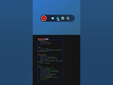 CSS NavBar #coding #webcoding #webdesign #htmlcss #htmlwebsite #shorts #trending #virolshort ...