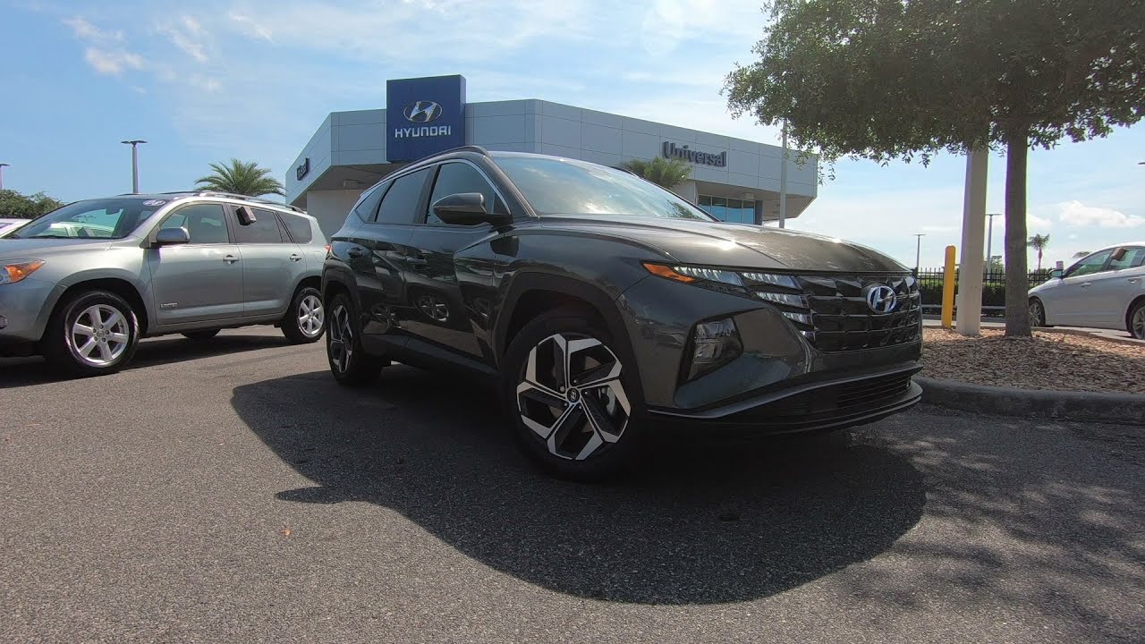 2022 Hyundai Tucson SEL | Amazon Gray | Black Interior | 137553 - YouTube