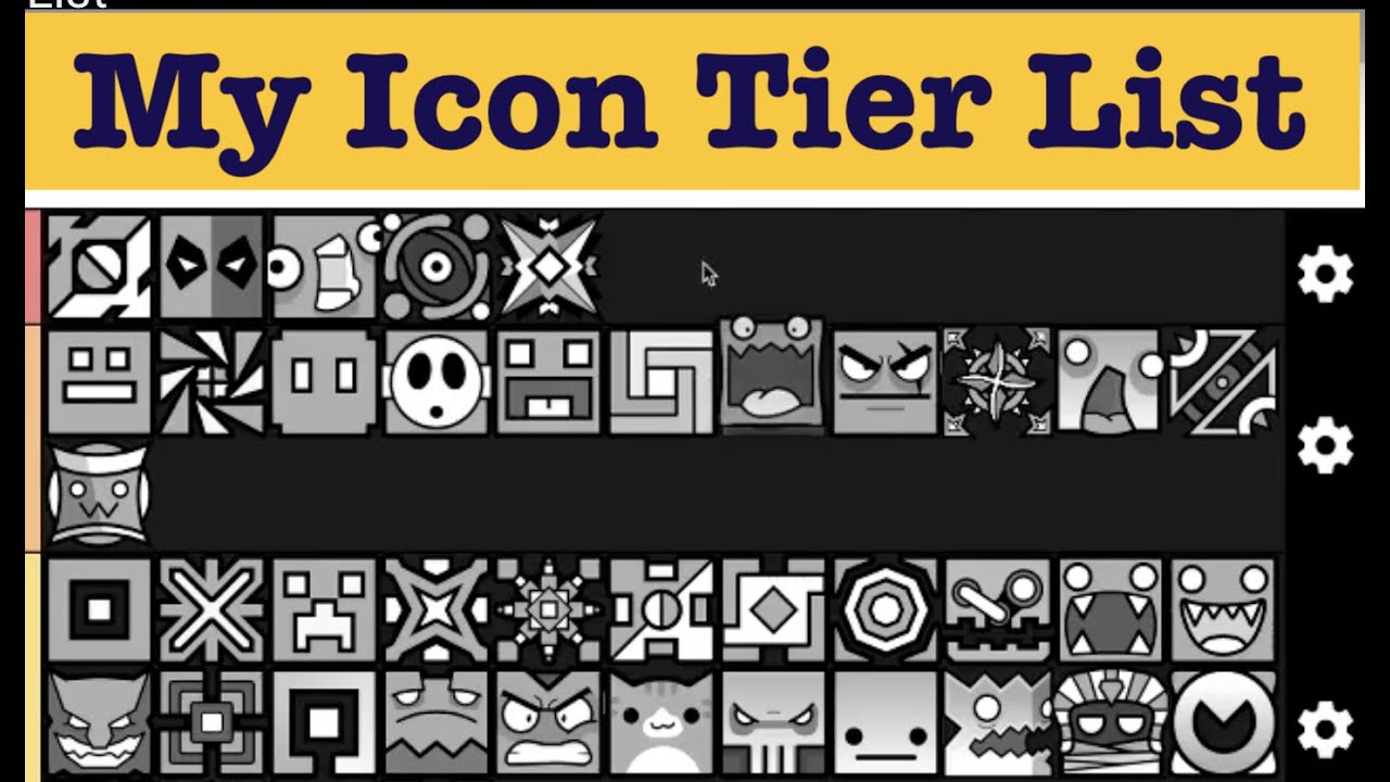 My Geometry Dash Icon Tier List YouTube my-geometry-dash-icon-tier-list-youtube