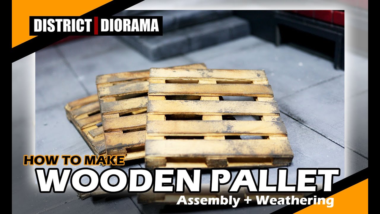 HOW-TO : Make Wooden Pallet for Action figures ( Assembly + Weathering ...