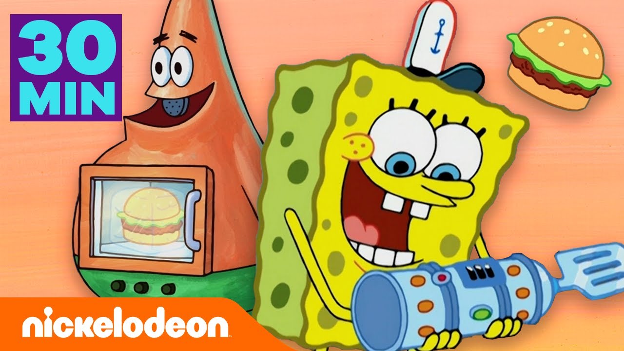 SpongeBob | Penemuan-Penemuan Makanan Krabby Patty Terbaik ...