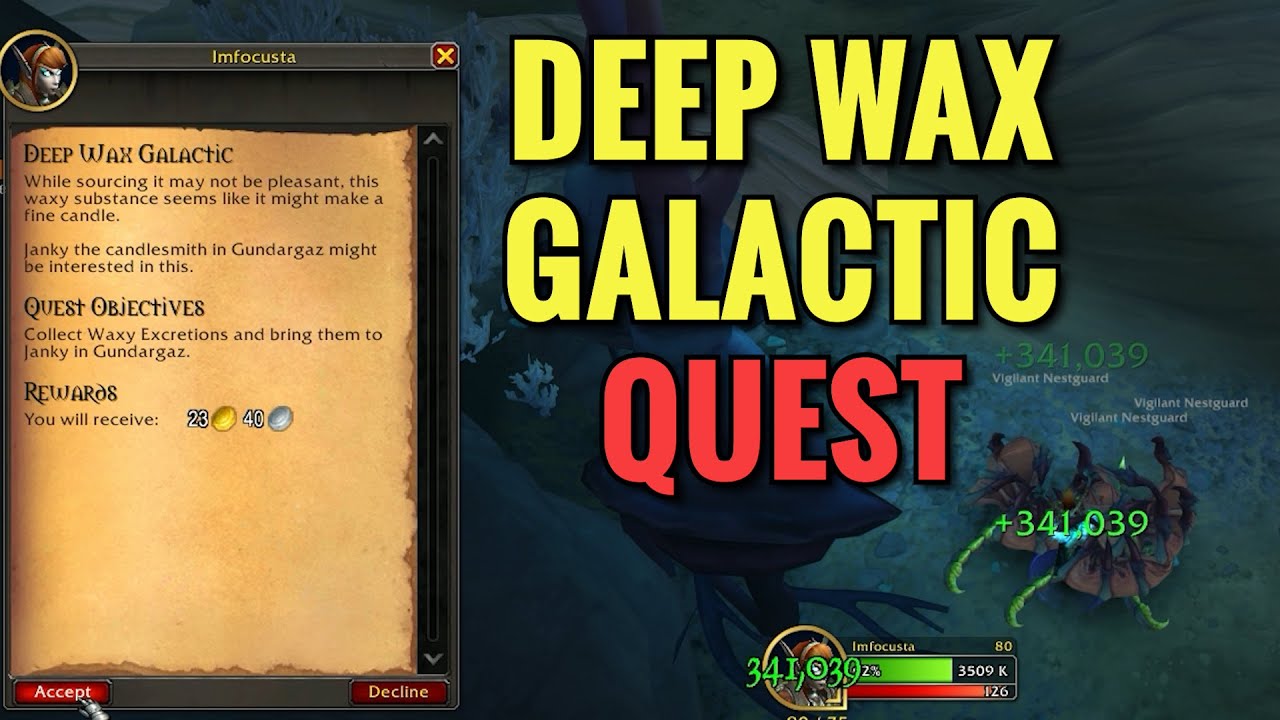 Deep Wax Galactic Quest (WoW TWW) - YouTube