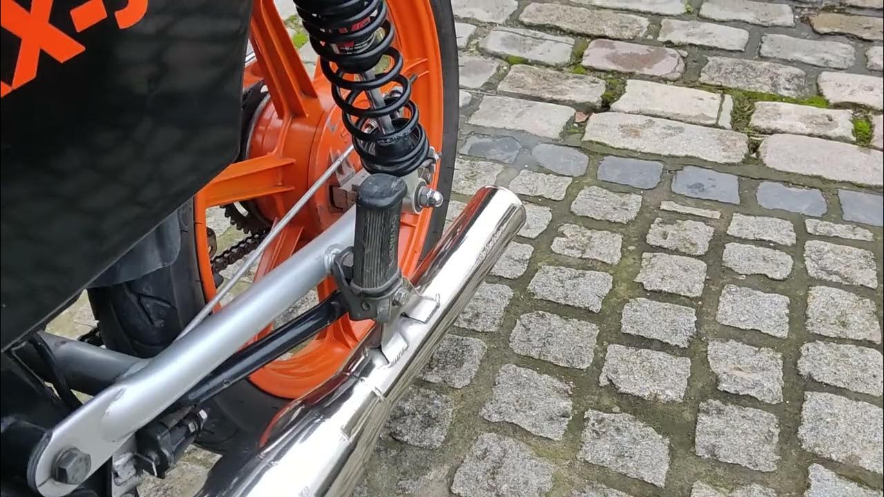 Hercules KX 5 80SW mit Ralf Waldmann RS 04 Auspuff - YouTube