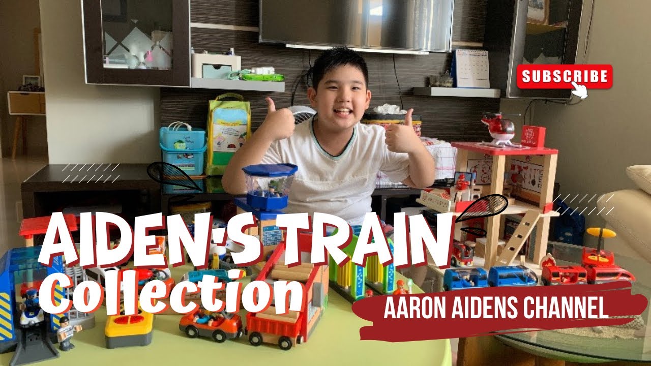 Aiden’s Train Toys Collection - YouTube