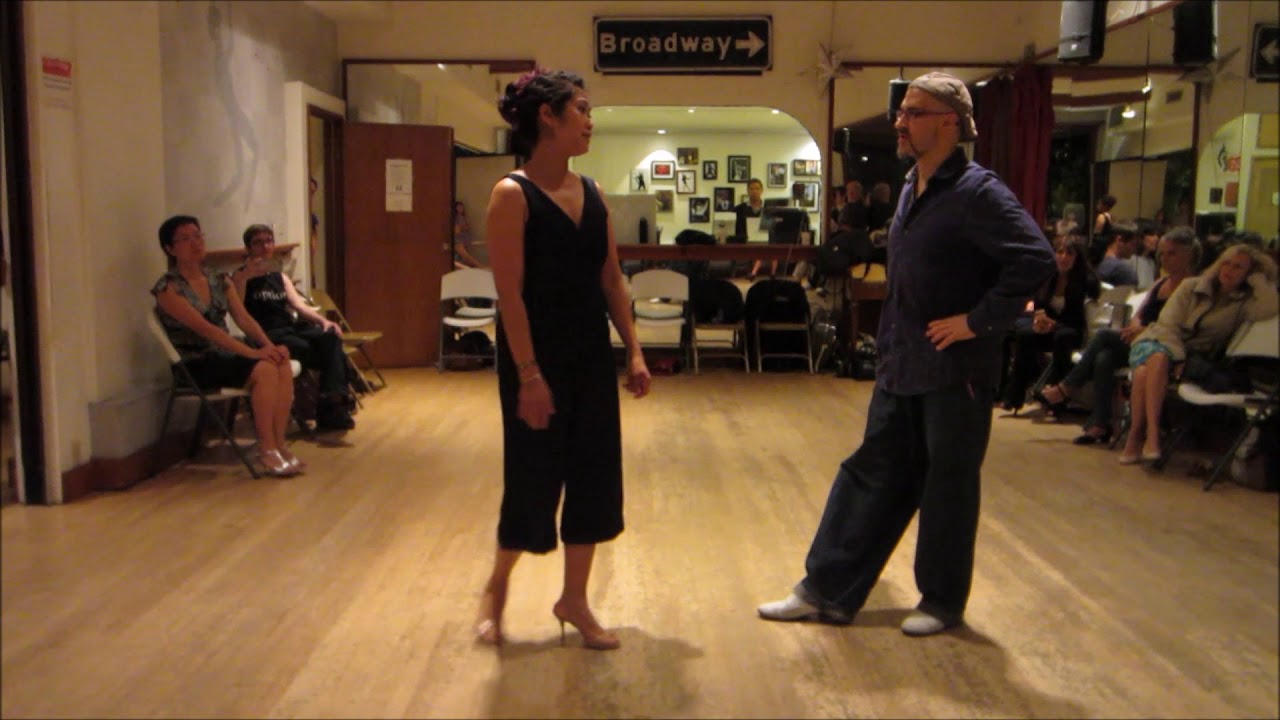 Tango Lesson: Back Step Over Colgada - YouTube