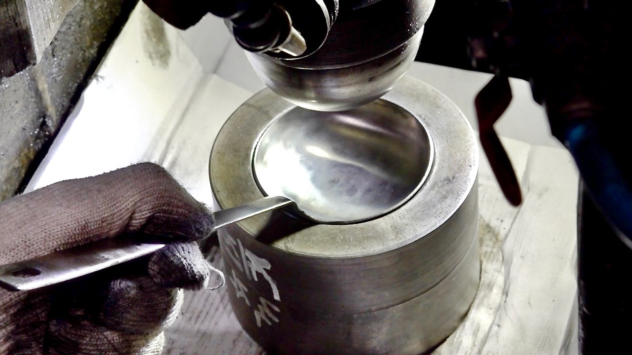 How to Make Premium Stainless Steel Ladle. Old Kitchen Tool Craftsman’s ...