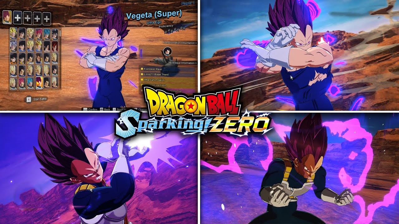 NEW Vegeta Ultra Ego (New Slot) Mod Showcase | Dragon Ball Sparking ...