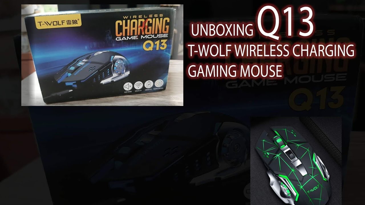 T-Wolf Q13 Wireless Gaming Mouse - Unboxing - YouTube