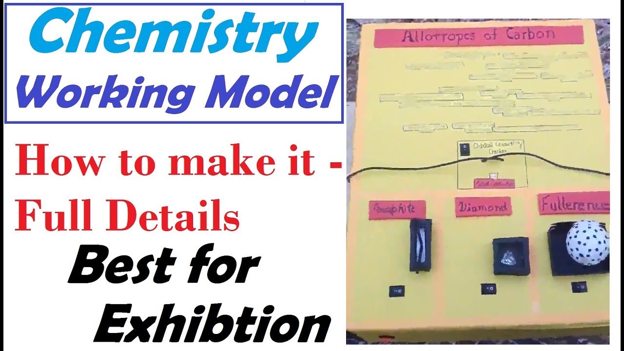 How to make chemistry working model - easy and cheap MATERIAL REQ ...