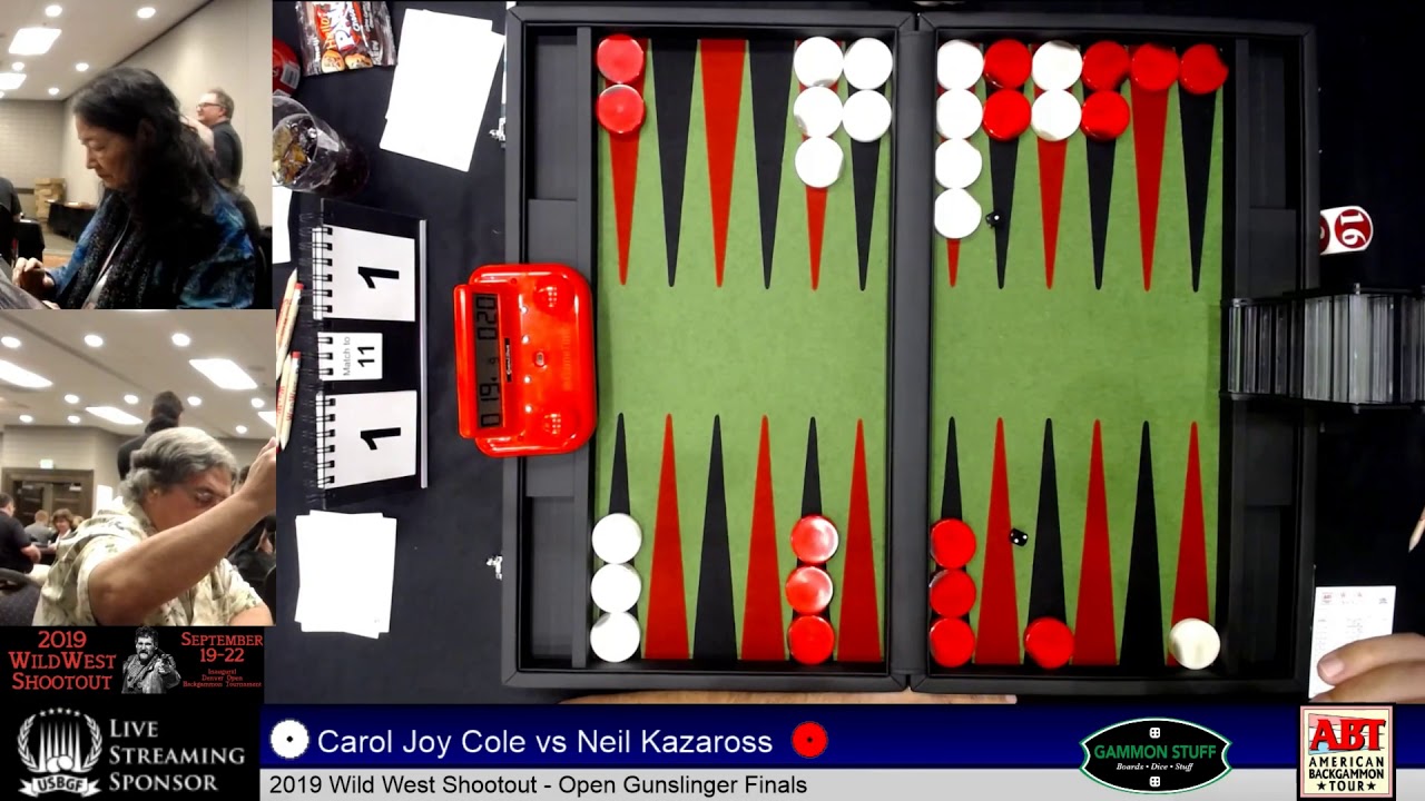 2019 Wild West Shootout Backgammon Finals - Carol Joy Cole vs Neil ...