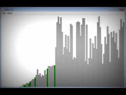 Java Quicksort visualization - YouTube