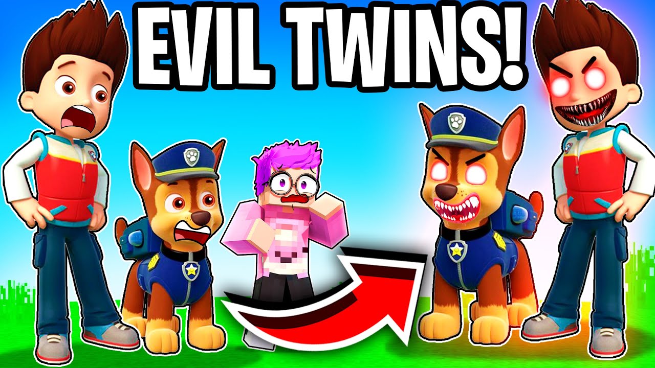 LANKYBOX Meet EVIL PAW PATROL TWINS In MINECRAFT! (INSANE TWIST!) - YouTube