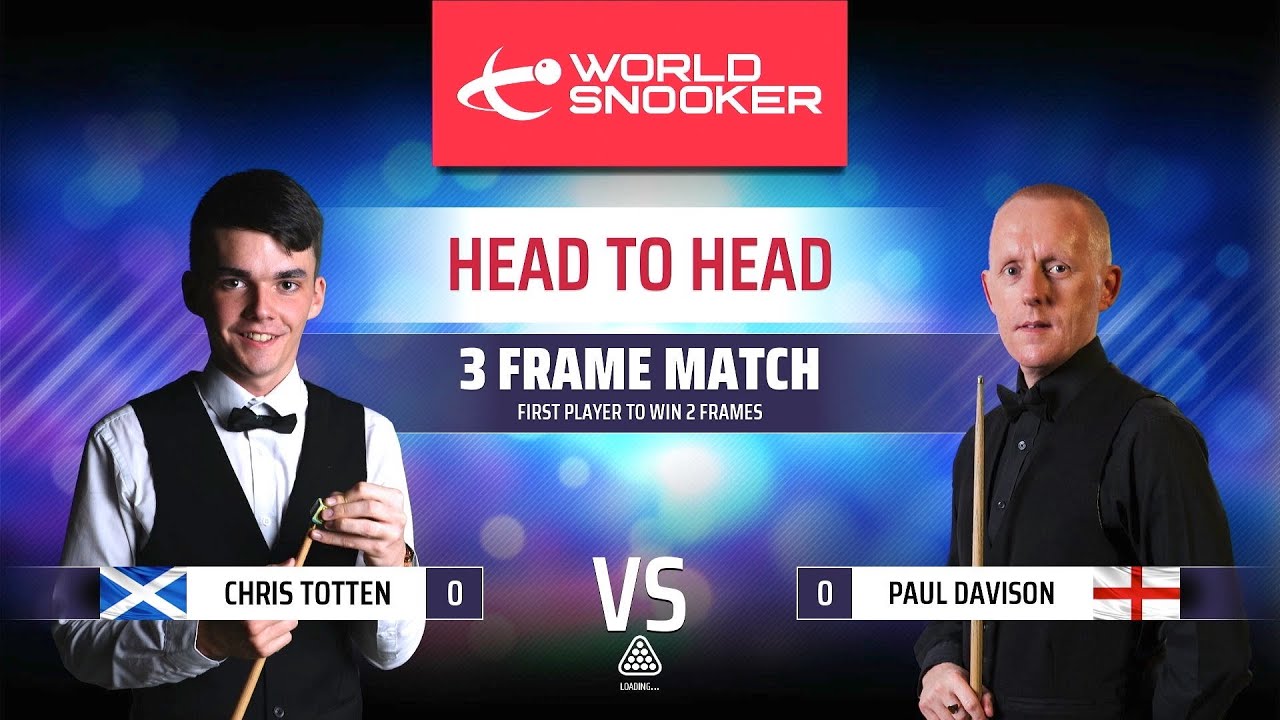 Snooker 19: Chris Totten VS. Paul Davison - YouTube