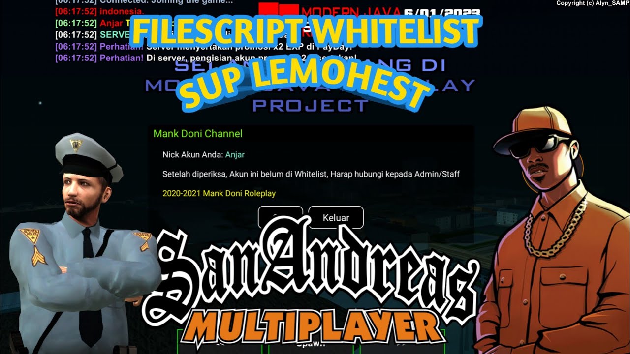 Share Filescript Whitelist Bagus Terbaru No Pw Link Mediafiregta Sampgtasa Youtube