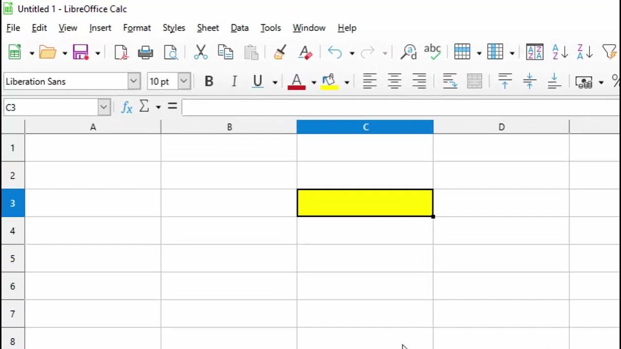 Formulas In Libre Calc Computerexcelsolution Youtube
