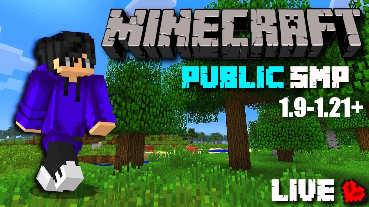 🌍 Public SMP is LIVE! | Java & Bedrock Crossplay | Join Now! - YouTube