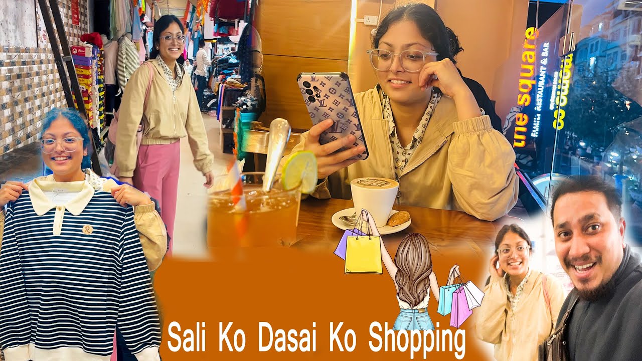 Sali Ko Dasai Ko Shopping || Lal Bazar || @Noahhouse29 - YouTube