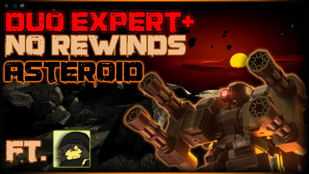 I Beat EXPERT+ On ASTEROID In Duo.. This Is How I Did It.. | Roblox ...