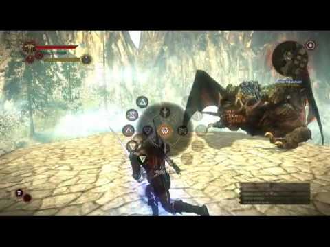 the witcher 2 dragon boss fight