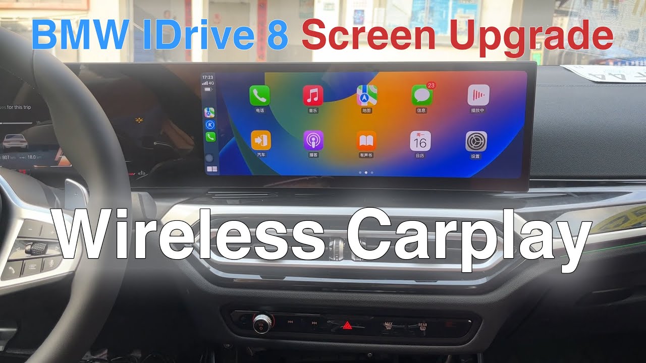 BMW IDrive 8 Screen Upgrade with Wireless Apple Carplay Android Auto ...