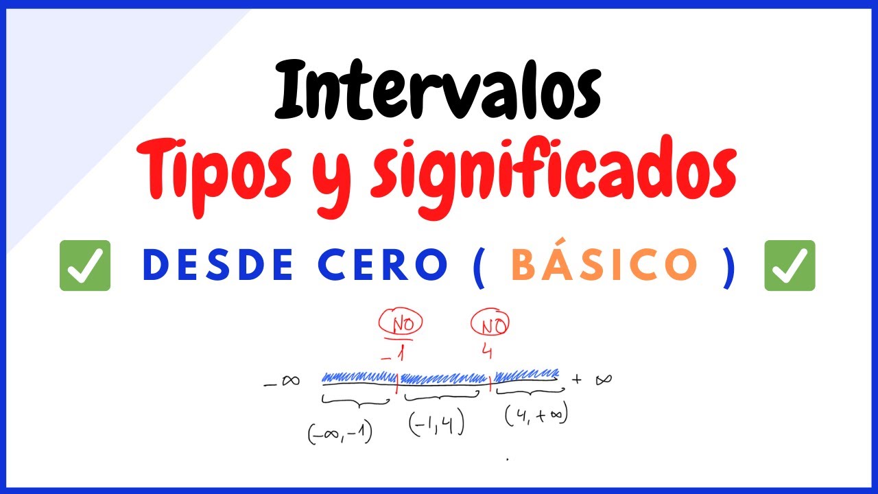 Intervalos | Tipos, clasificación y significados - YouTube