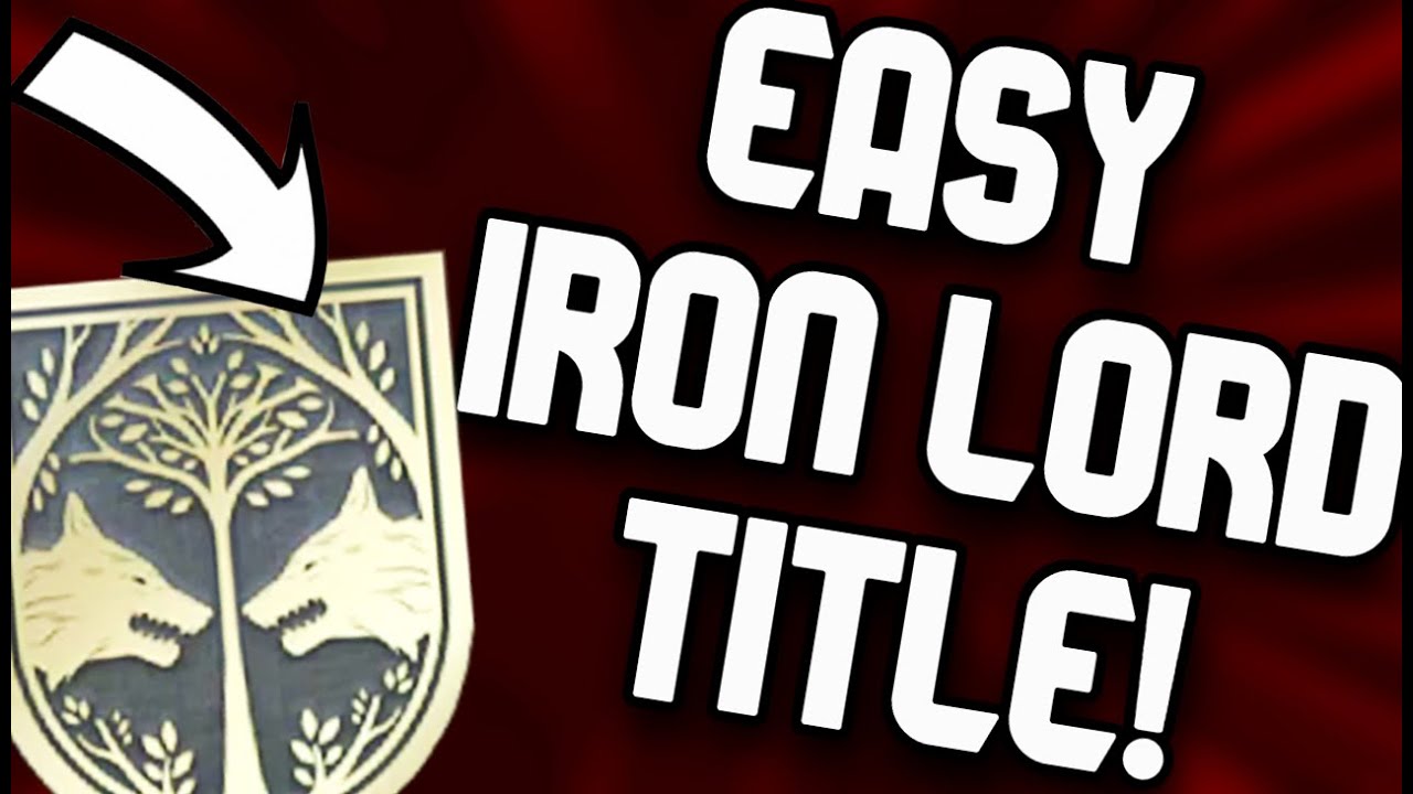 IRON LORD TITLE FAST!! HOW TO COMPLETE THE IRON BANNER TRIUMPH SEAL IN ...