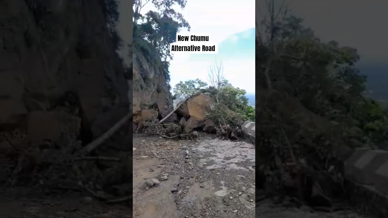 New Chumukedima Alternate Road Block Sept 23 Update - YouTube