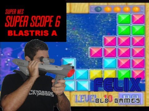 BLASTRIS A (SUPER SCOPE 6) - SUPER NINTENDO - YouTube