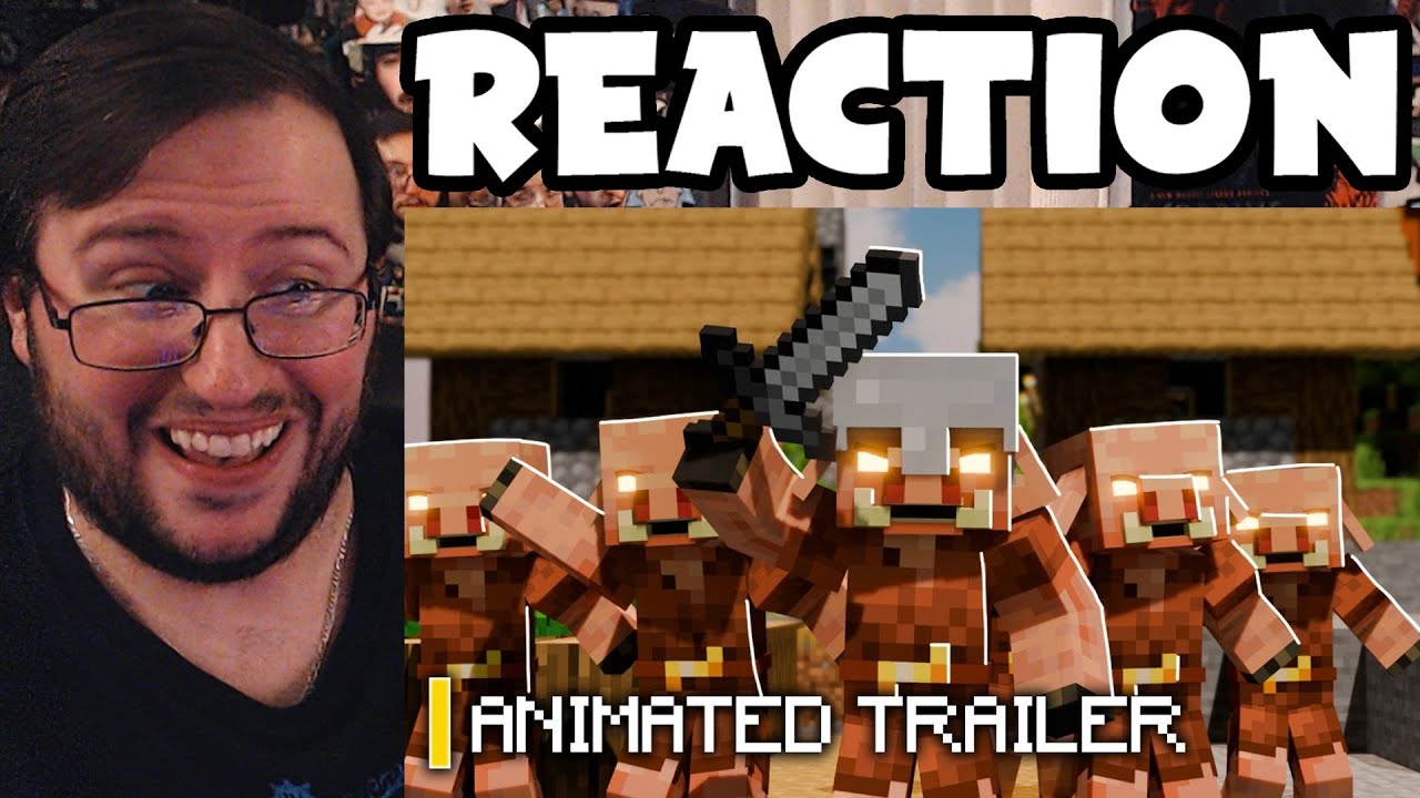 Gor's "I ANIMATED The Minecraft Movie Trailer by QdAndy" REACTION - YouTube