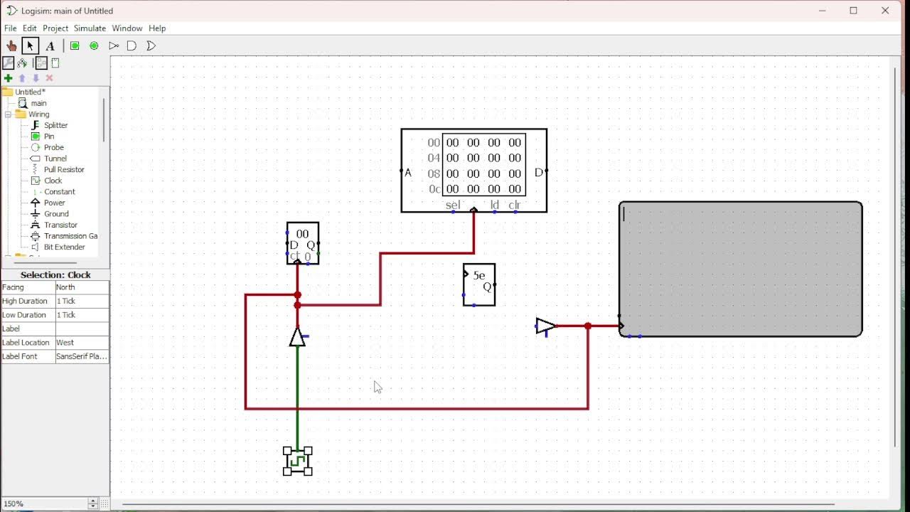 Logisim Tutorial Part 11: Exploring RAM Components - YouTube