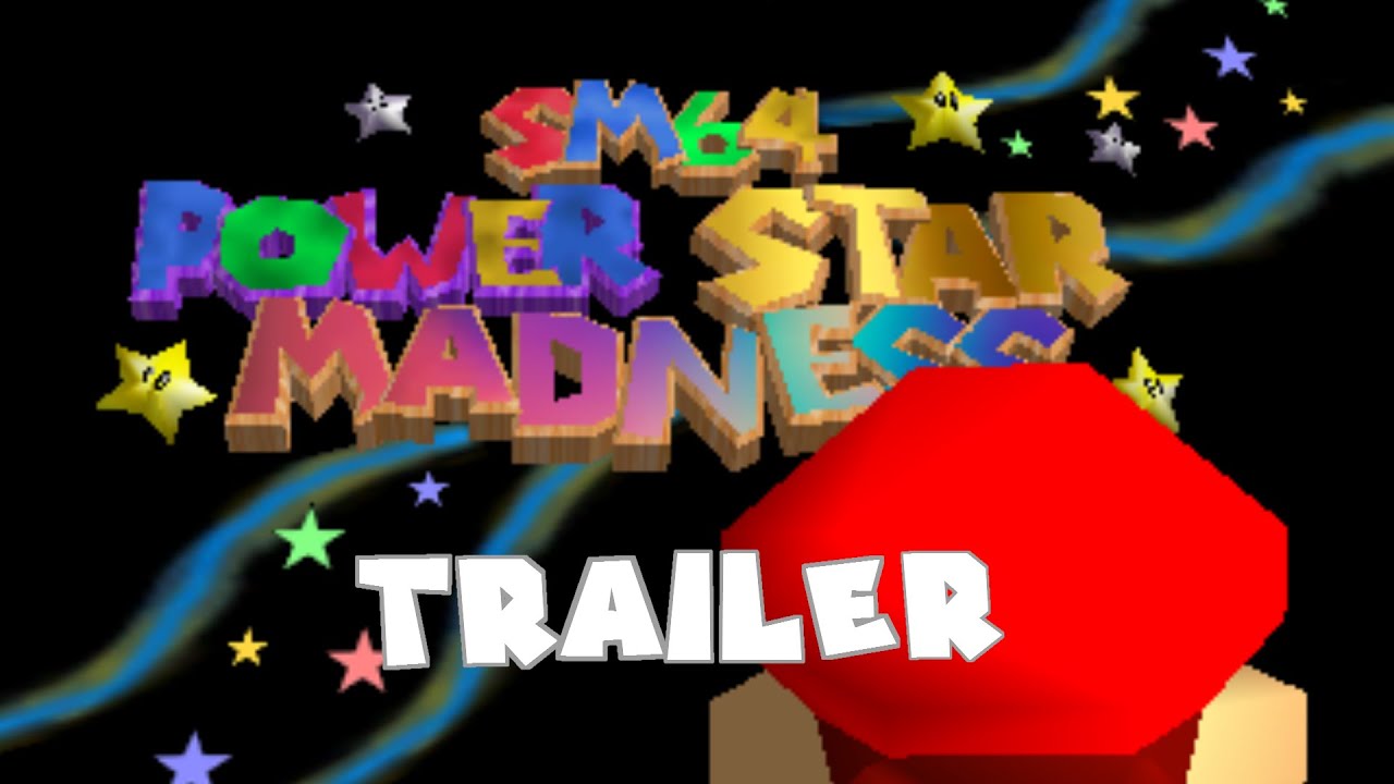 SM64 POWER STAR MADNESS - RomHack - Teaser Trailer - YouTube