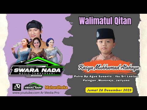Live Swaranada Musik // Qitan Bg.Rasya Muhhammad Athaya // Mahardheka Pro Audio