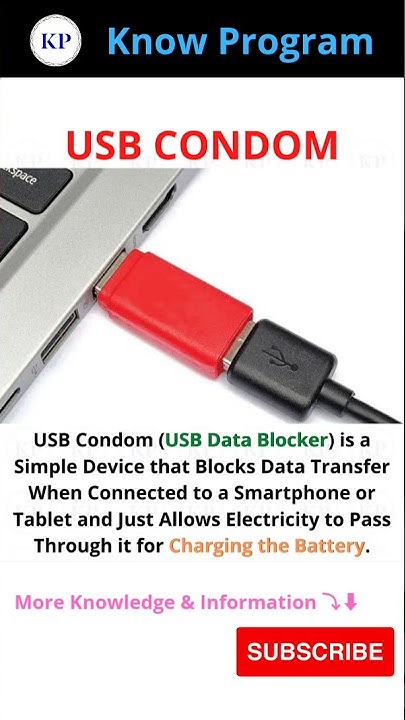 Usb Condom Usb Data Blocker Shorts Usb Knowprogram Youtube 